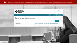 Unscheduled campus closures | About PCC