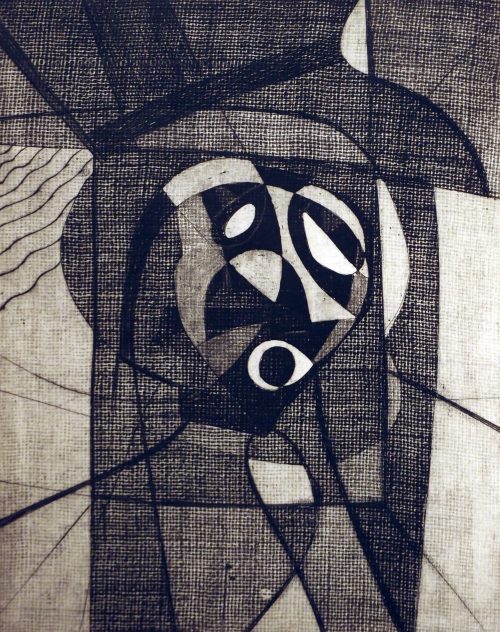 Self in Sackcloth, (for Olive and Nelson Sandgren) | Art Collection at PCC