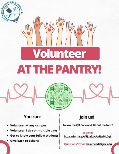Volunteer | Basic needs at PCC