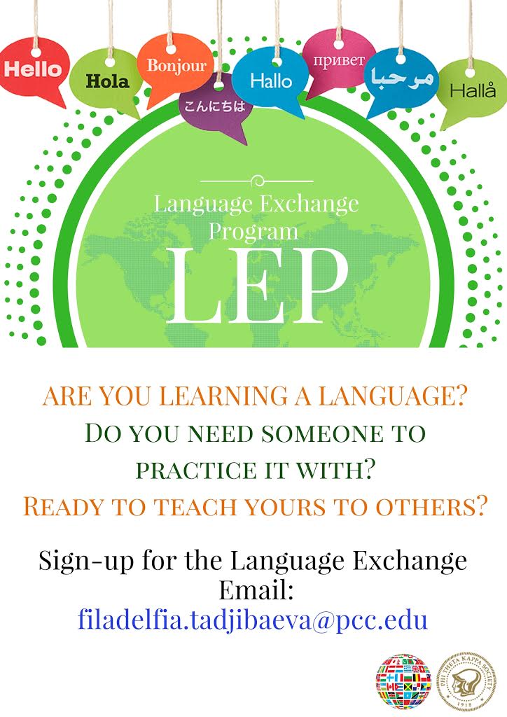PCC Cascade Language Exchange Program: Get paired with other st ...