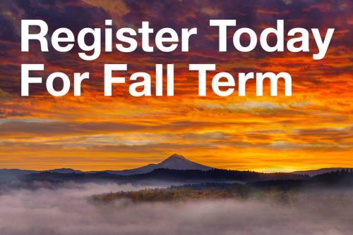 Fall Term Registration is now open! | Community Ed at PCC