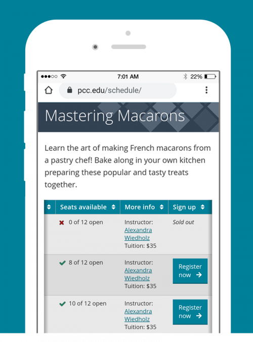 How to register | Community Ed at PCC