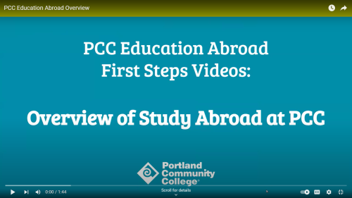 Apply to Study Abroad | Education Abroad at PCC