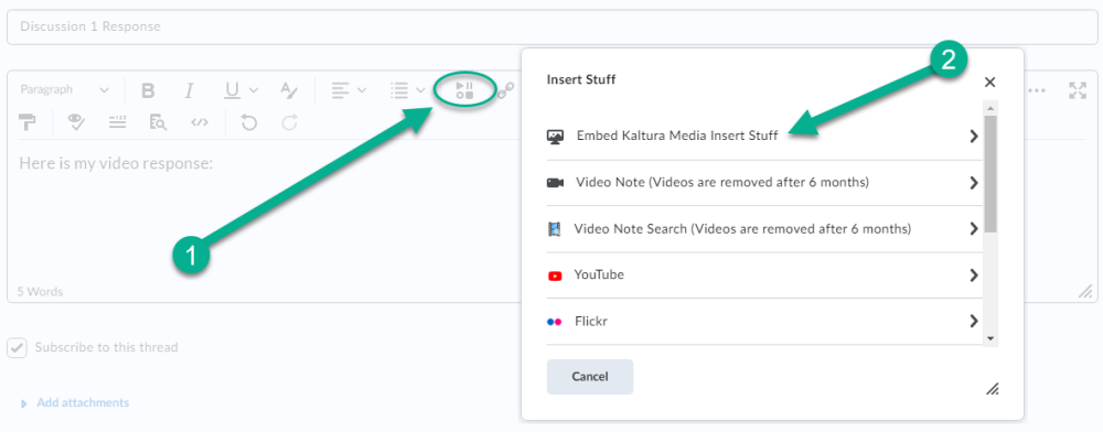 Using My Media | Learning Technology Help Desk at PCC