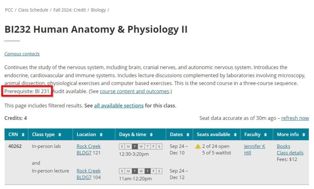 Why am I Seeing a Prerequisite Error? | Learning Technology Help Desk ...
