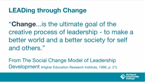 LEADing Through Change: Words of Wisdom (Cohort 2021) | People Strategy ...
