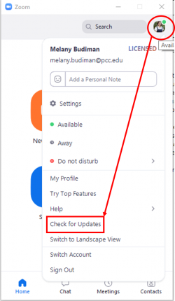 Zoom Client | Instructional Support at PCC
