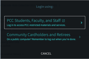 Find a Book or Video in the Library - PCC Library