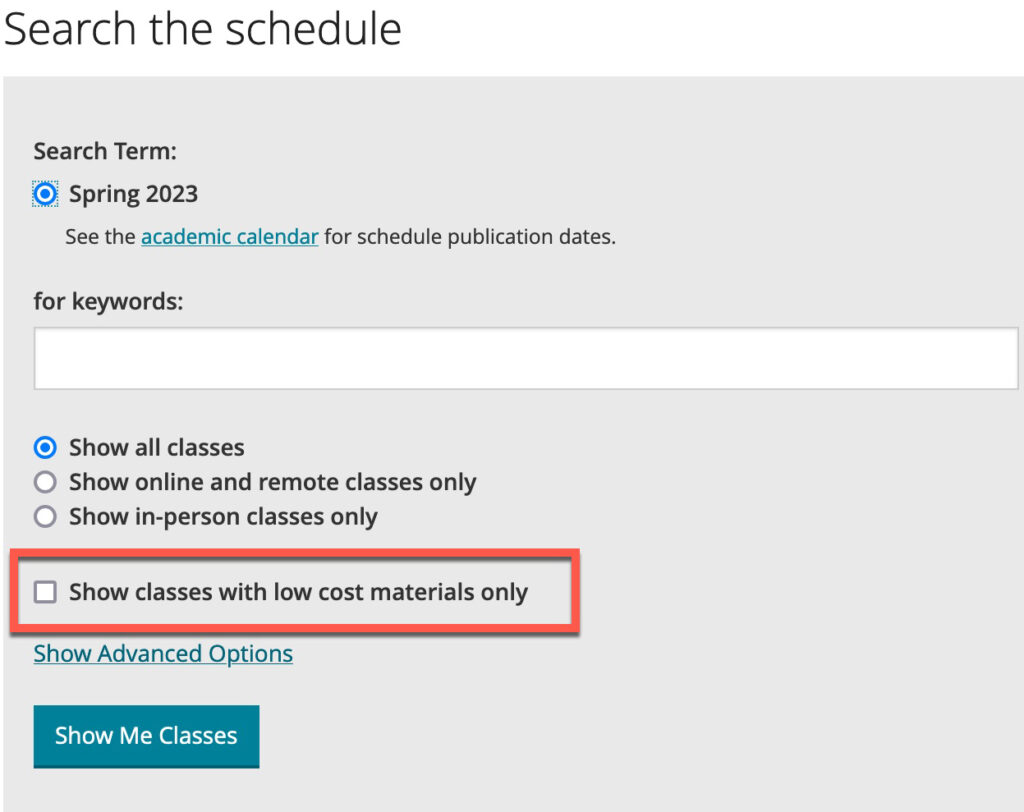 How to Find Low/No Cost Materials Classes at PCC - PCC Library