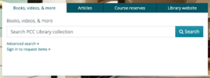 Welcome to the PCC Library Website - PCC Library