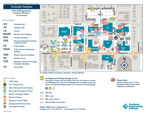 Campus maps | Marketing and Communications at PCC