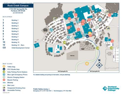 Campus maps | Marketing and Communications at PCC