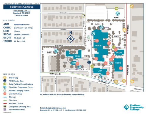 Campus maps | Marketing and Communications at PCC