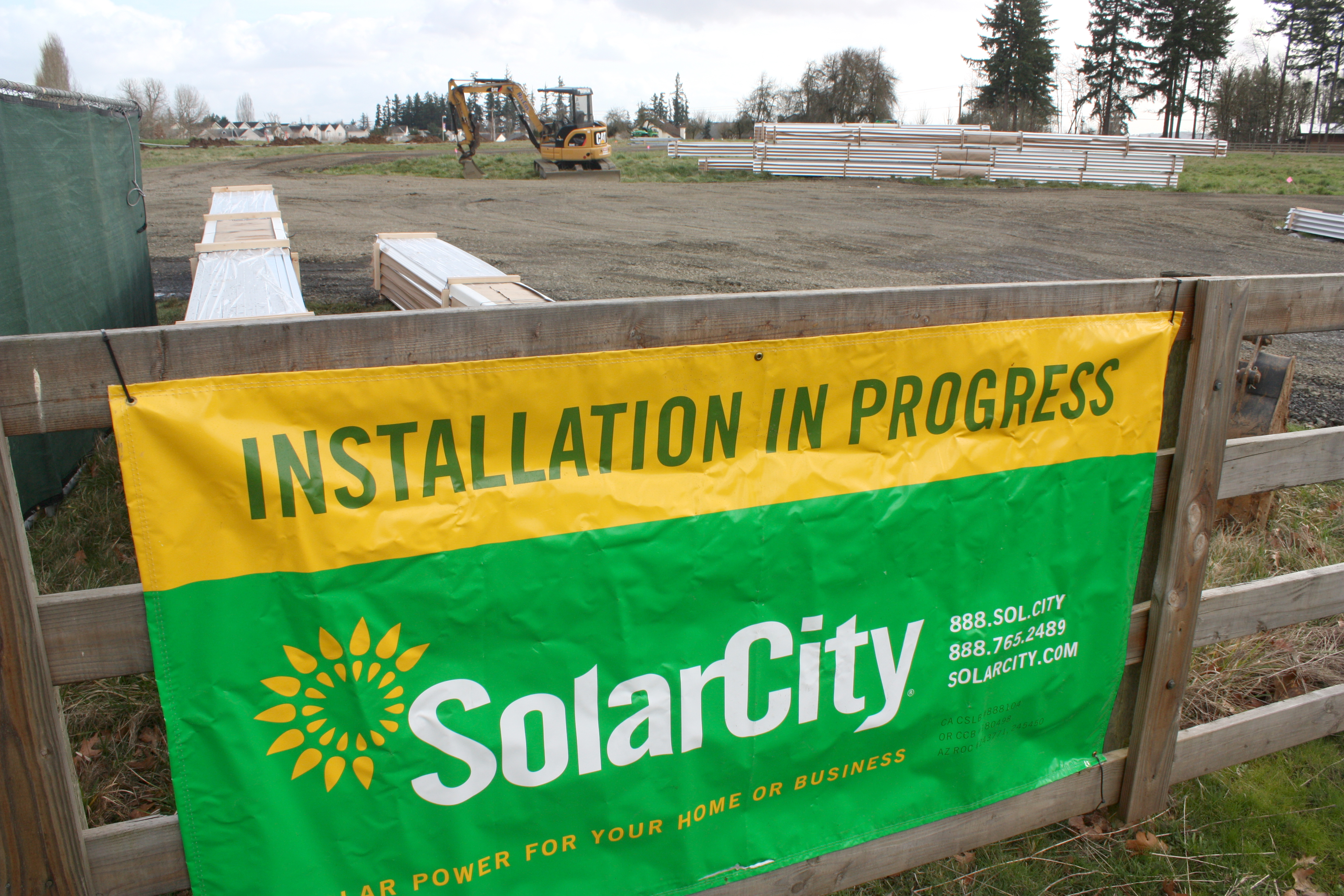 Solar array work at The Rock | News at PCC
