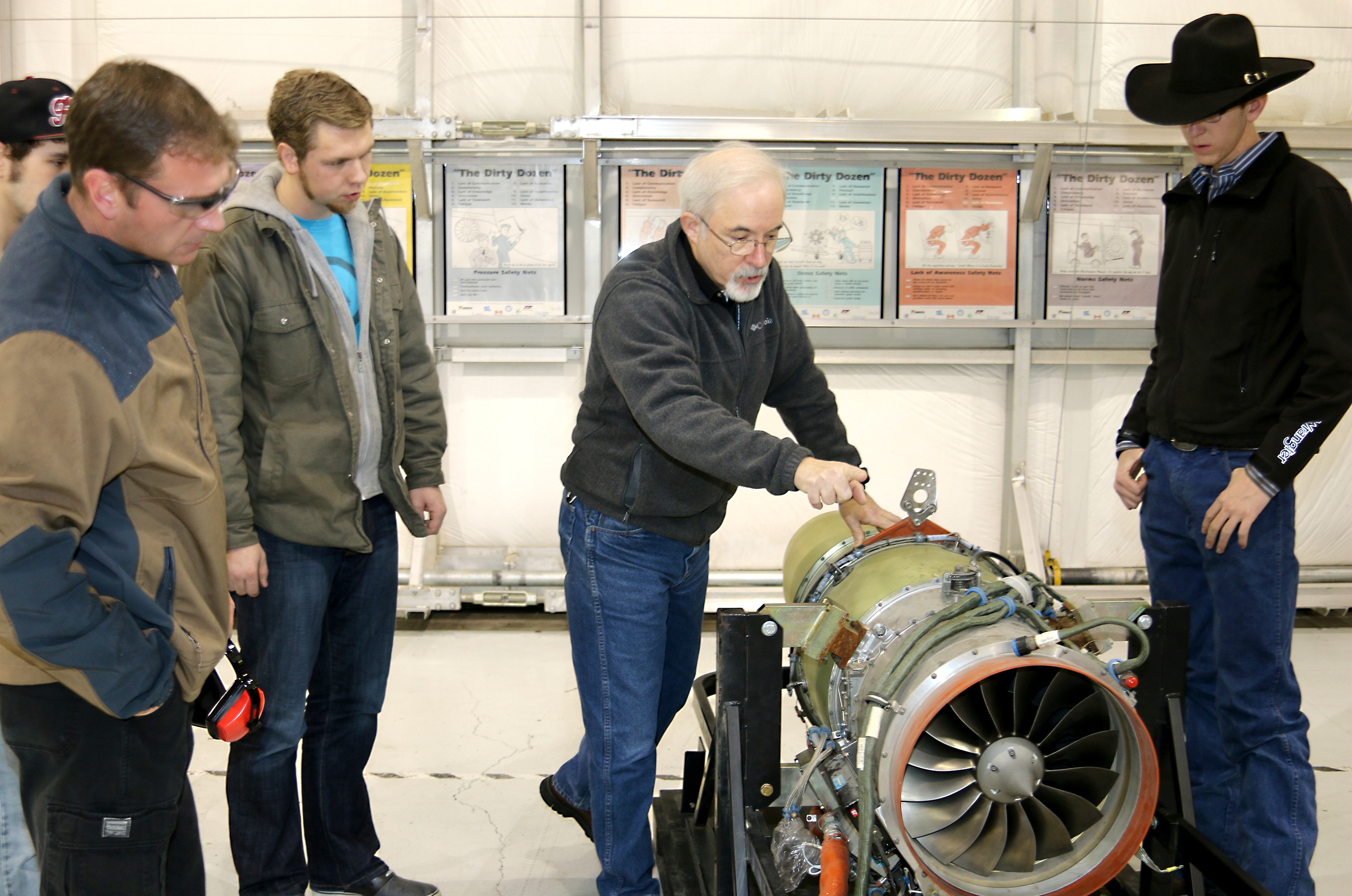 Jet engine to power AMT learning | News at PCC