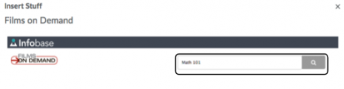 Bringing Films on Demand into a course in D2L Brightspace | Online ...