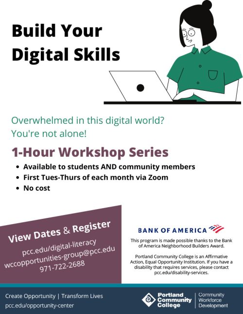Computer Basics for College & Career Success | Opportunity Centers at PCC