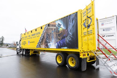 Mobile welding center | Welding Technology at PCC