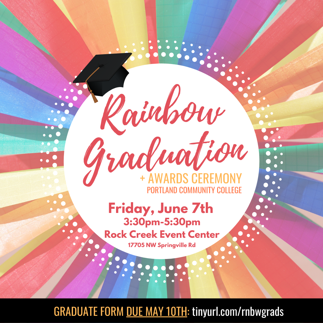 Rainbow Graduation | Queer Resource Centers at PCC