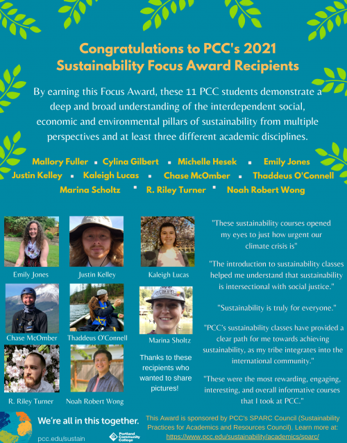 Student Sustainability Hub | Sustainability at PCC