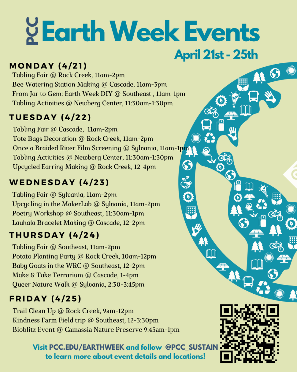 Earth Week 2025 | Sustainability at PCC