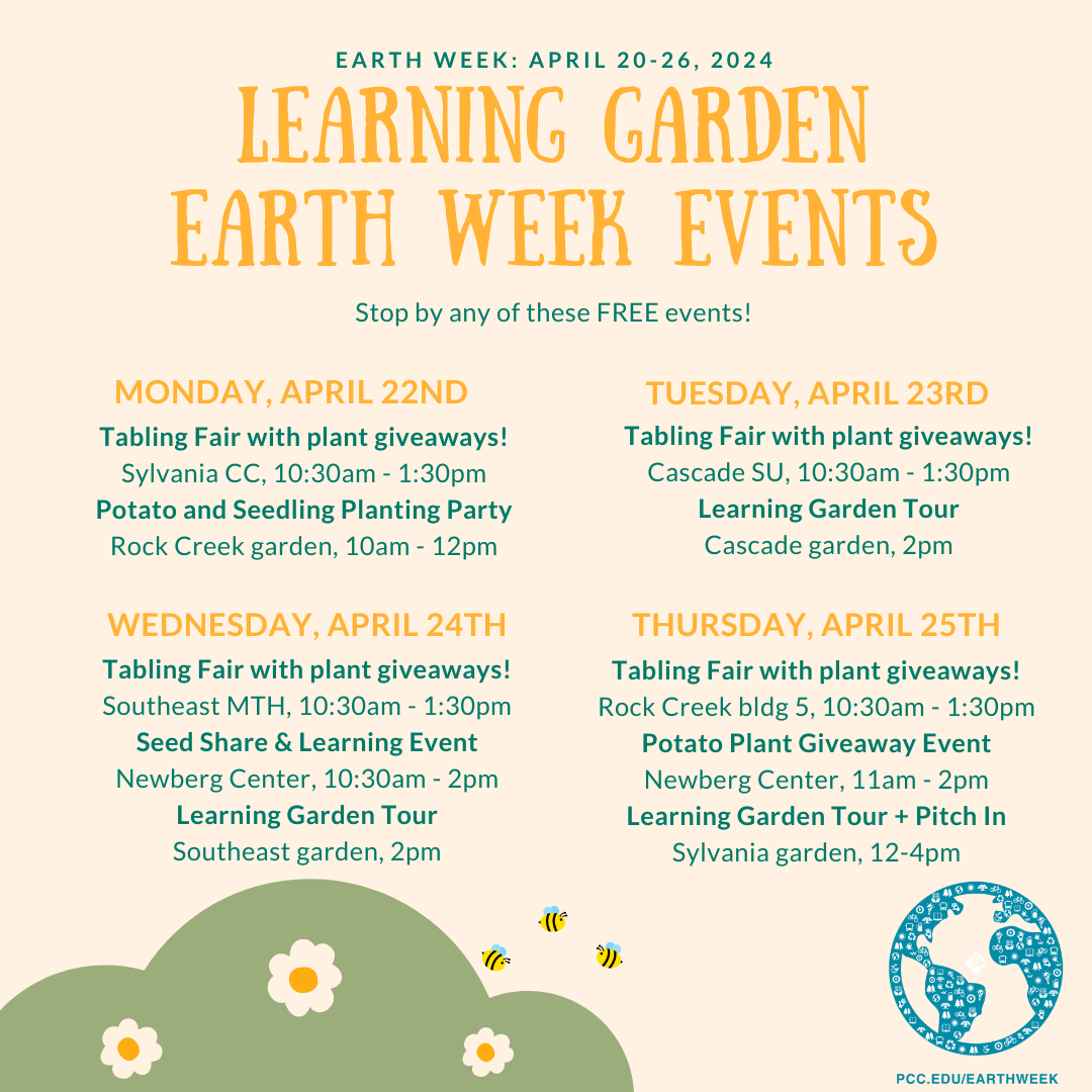 Earth Week 2024 | Sustainability at PCC